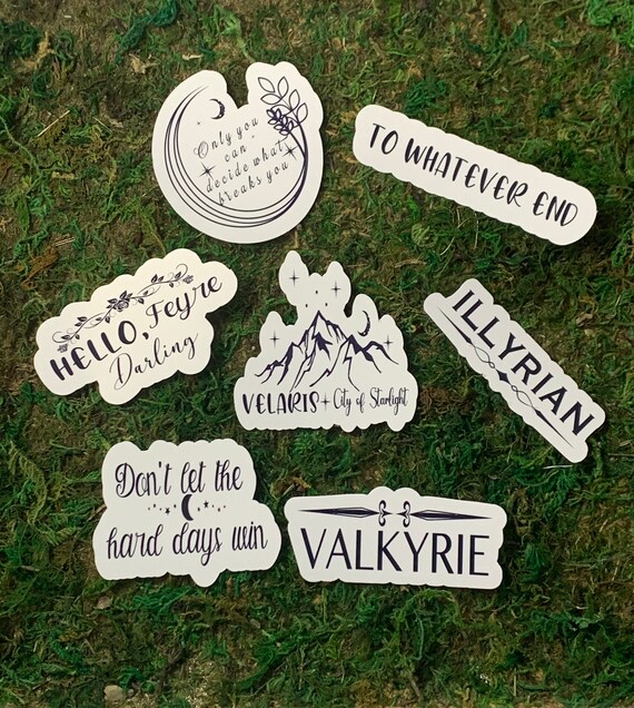 ACOTAR Sticker Set l Velaris l Freyre l Stickers l Glossy or ...