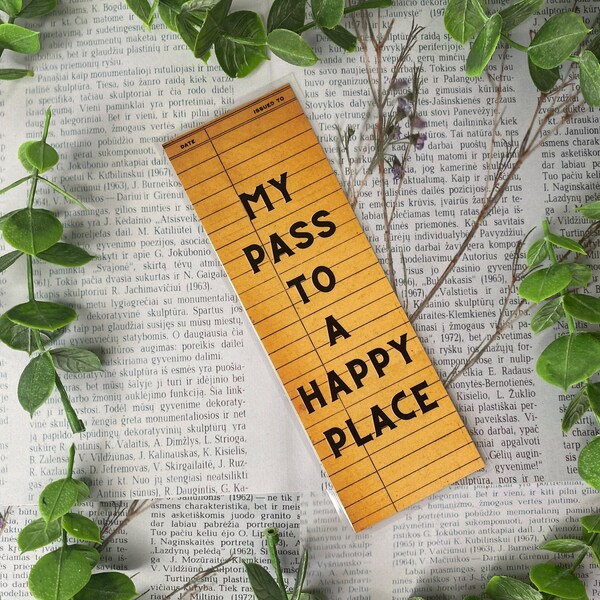 Library Card Place Cards - Etsy