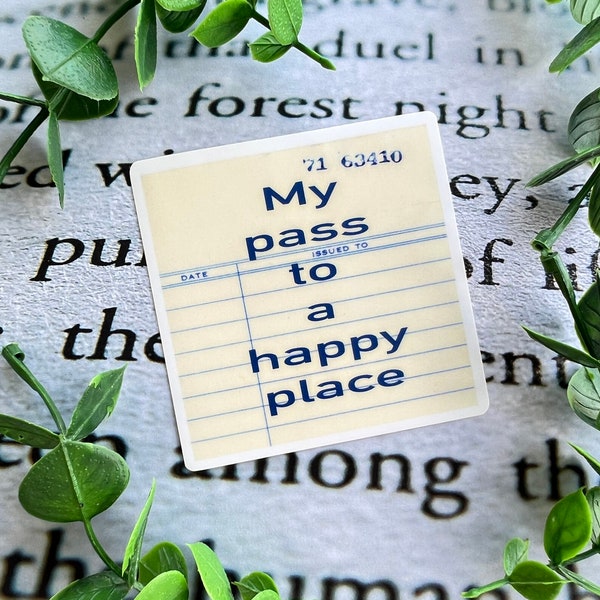 Library Card Place Cards - Etsy