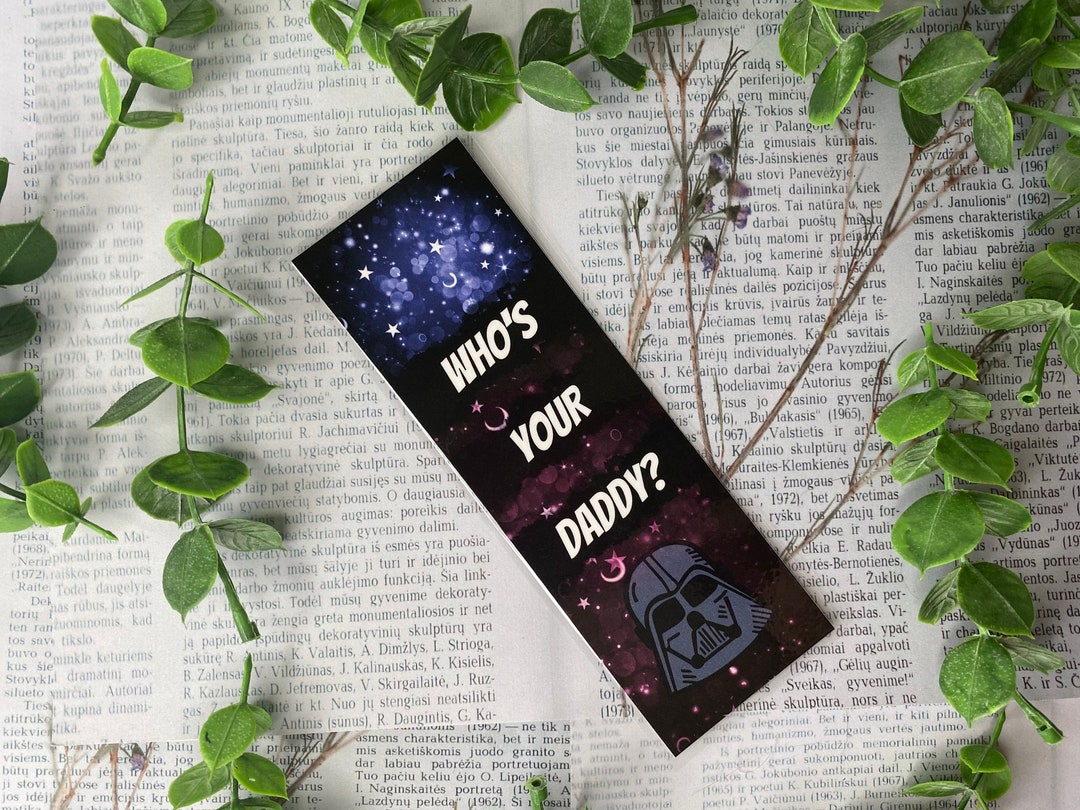 Who's Your Daddy Bookmark L Funny L Fantasy L Romance - Etsy