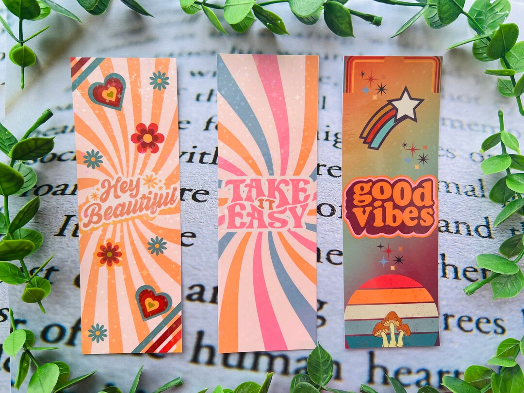 March 2023 Monthly Bookmark Club Theme Groovy / Bookish / Book - Etsy