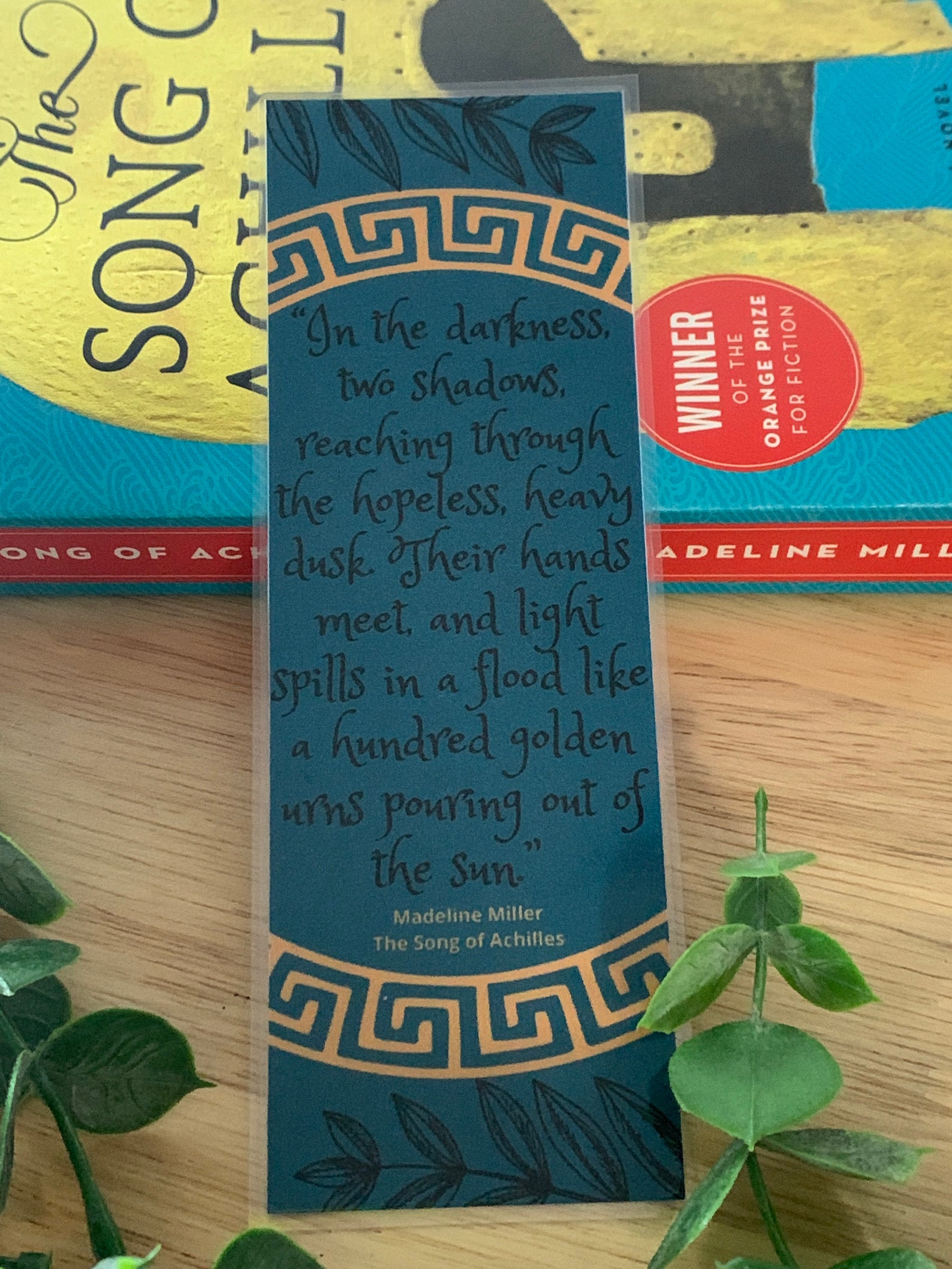 Song of Achilles Bookmark L Books L Reading - Etsy