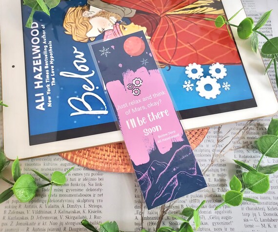 Below Zero Bookmark L Book by Ali Hazelwood L Stemnist Series - Etsy