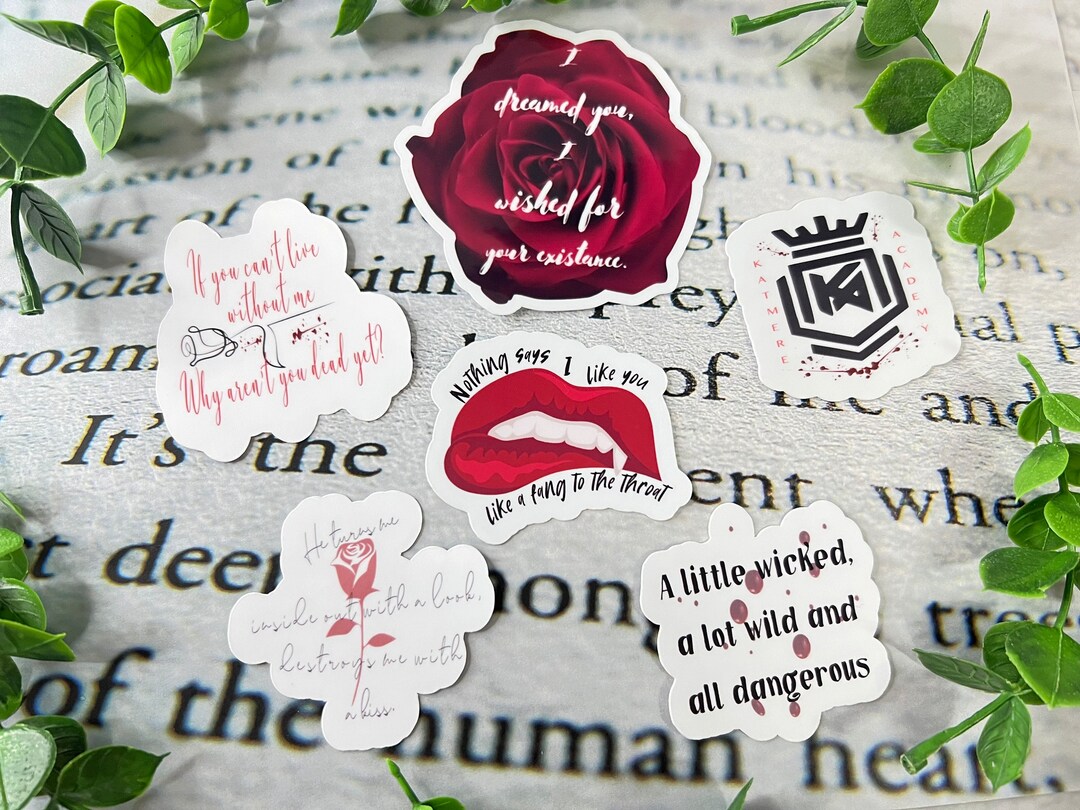 Crave Sticker Set L Crave Crush Covet by Tracy Wolff L Crush Series L ...