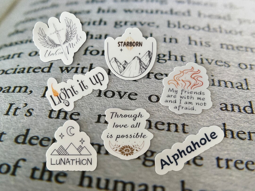 Crescent City Sticker Set / Books Stickers / Bookish / Kindle Stickers ...