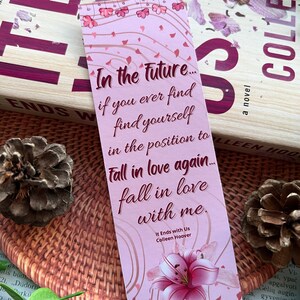 It Ends With Us Bookmark Atlas Quote, Book by Colleen Hoover, Cute ...