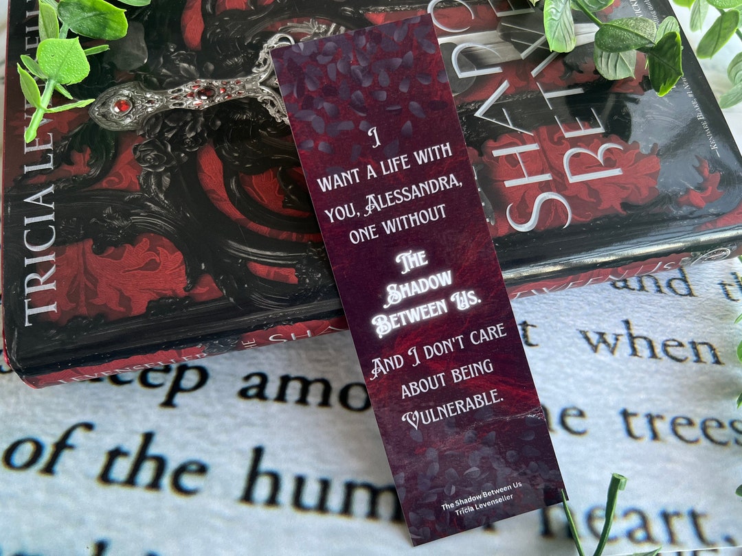 The Shadow Between Us Bookmark / Fantasy Book / Romance / Enemies to ...