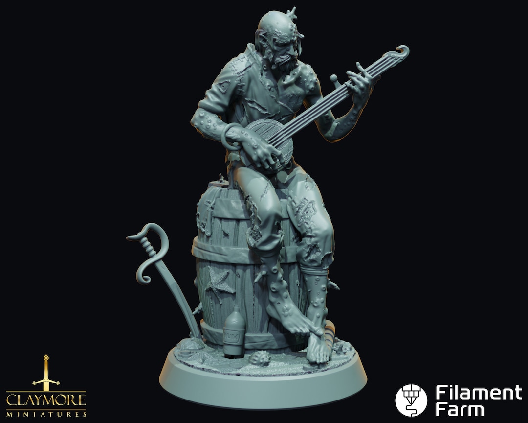 Drowned Ghast - Curse of the Drowned Crew - Highly Detailed Resin 3D ...