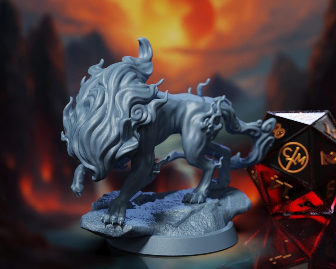 Air Spirit - Elemental Cataclysm - Highly Detailed Resin 8k 3D Printed ...