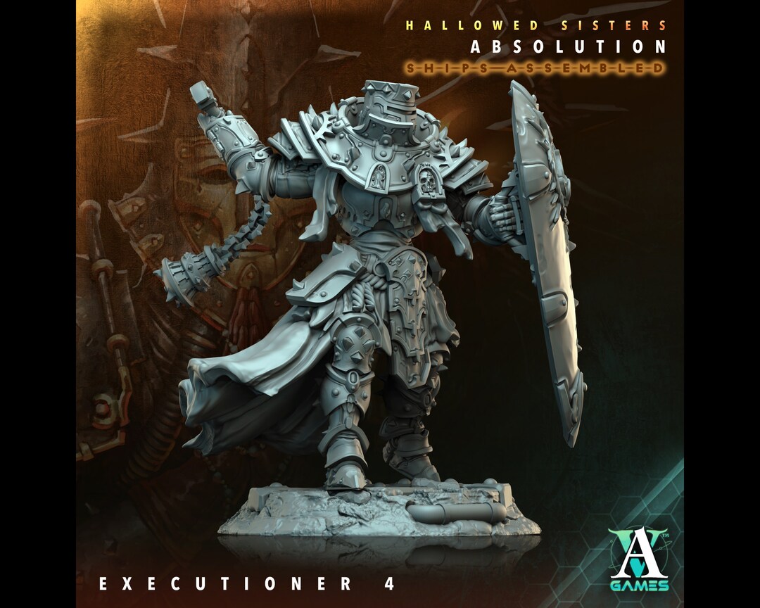 Executioner 4 - Hallowed Sisters - Highly Detailed Resin 8k 3D Printed ...
