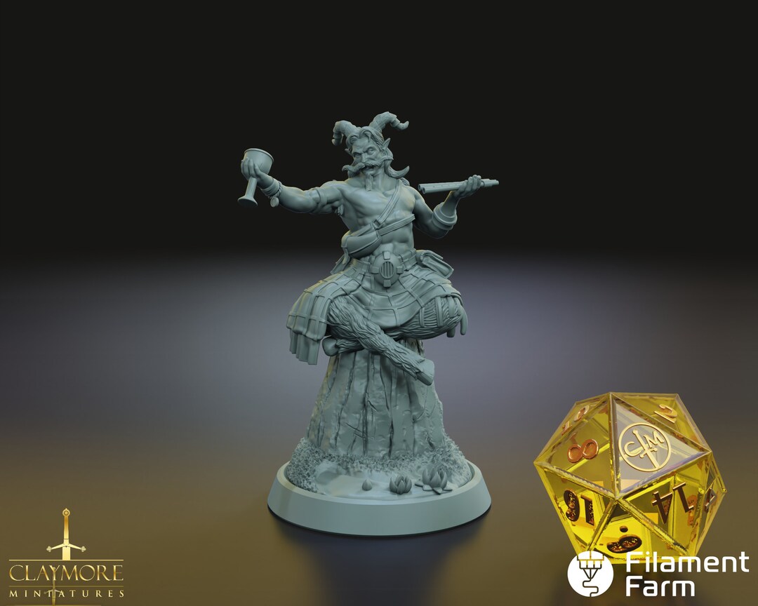 Satyr - Heroes Above, Hades Below - Highly Detailed Resin 3D Printed ...