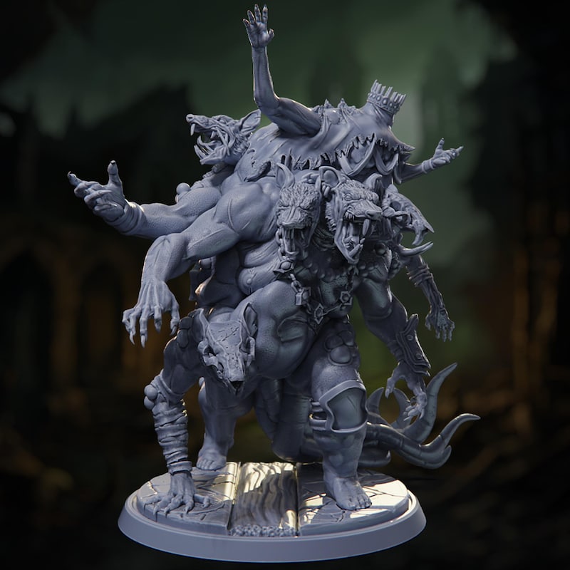 Rat King 3d Print - Etsy