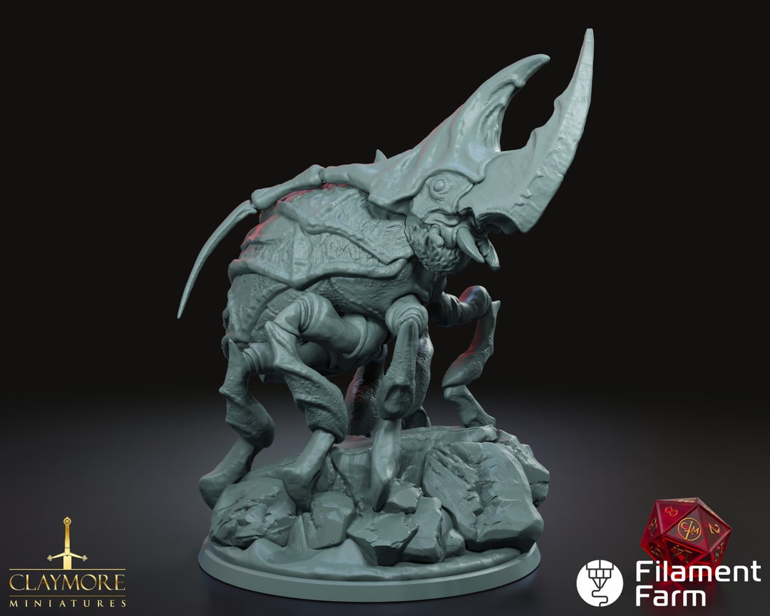 Mammoth Scarab Death in the Dunes Highly Detailed Resin 3D Printed ...