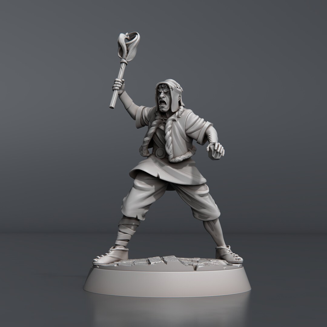 Rioter W/ Torch - Town Riot Set- Highly Detailed Resin 8k 3D Printed ...