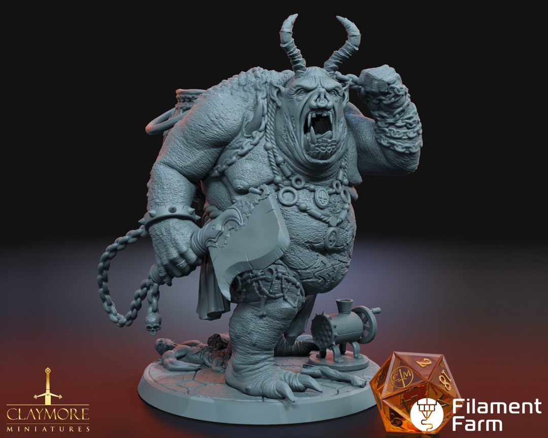 Gluttony Devil - Wages of Sin - Highly Detailed Resin 3D Printed ...