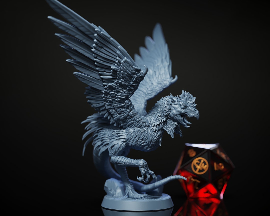 Cockatrice - It Comes From the Woods - Highly Detailed Resin 8k 3D ...