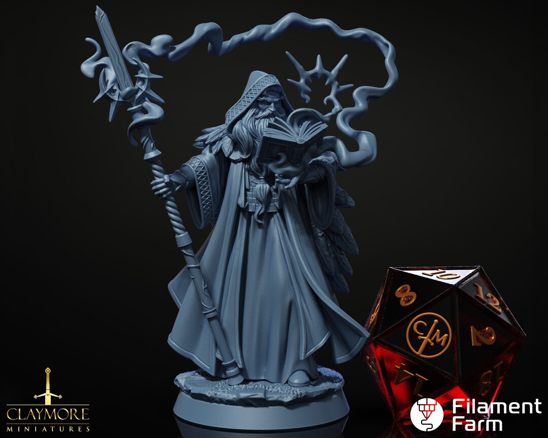 Eamon, the Wanderer - Wizard - Aftermath - Highly Detailed Resin 8k 3D ...