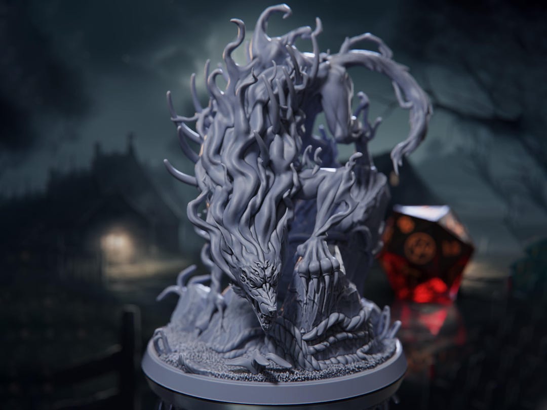 The Dread Wolf - Harvest of Dread - Highly Detailed Resin 8k 3D Printed ...