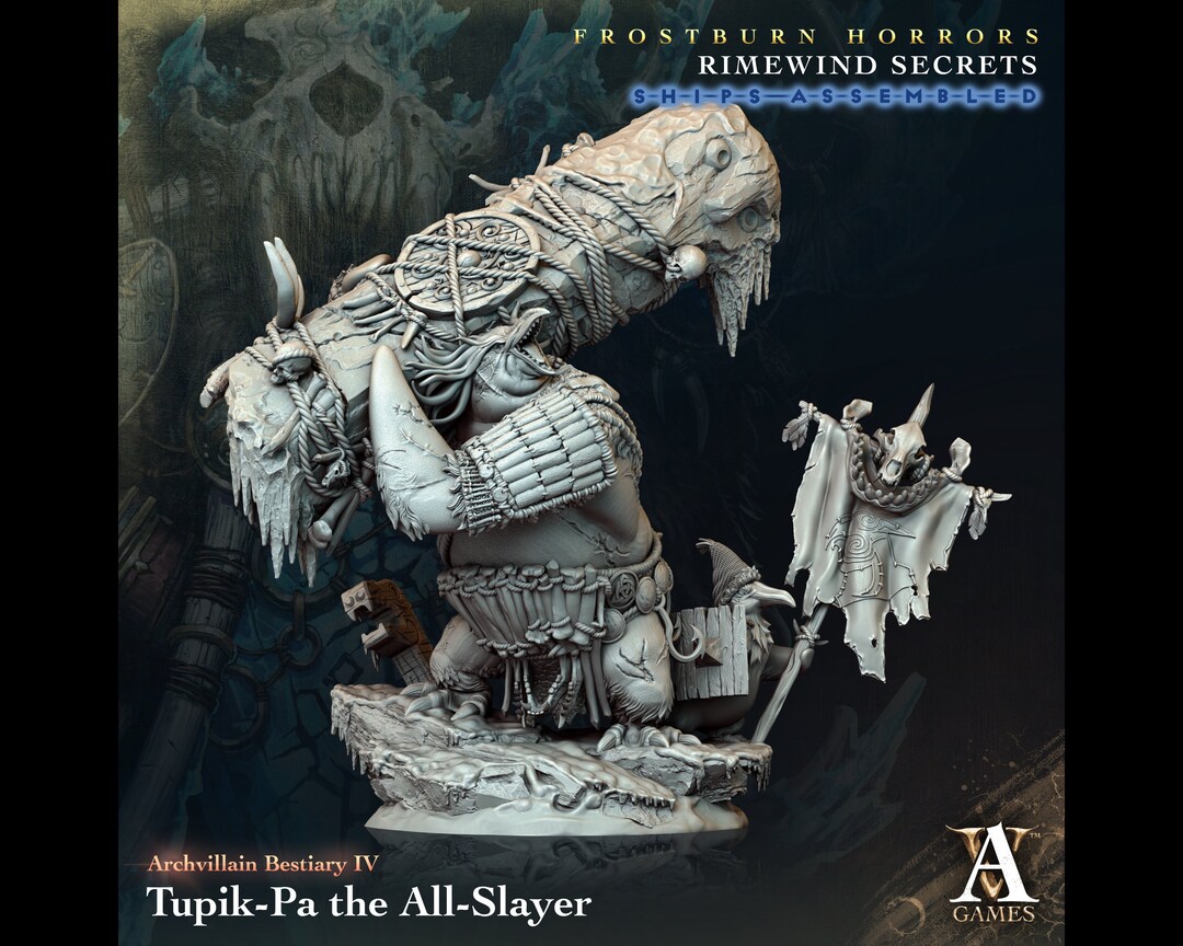 Tupik-pa, the All-slayer - Rimewind Secrets - Highly Detailed Resin 8k ...