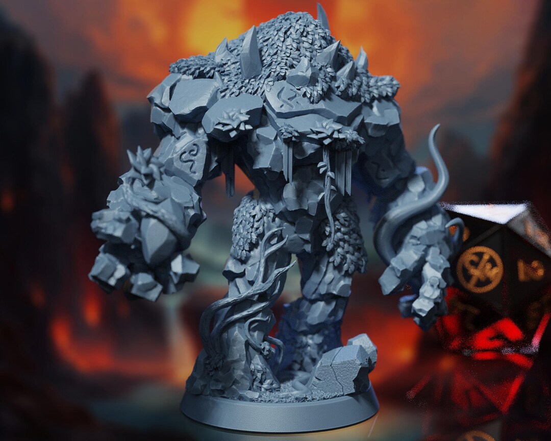 Earth Spirit - Elemental Cataclysm - Highly Detailed Resin 8k 3D ...