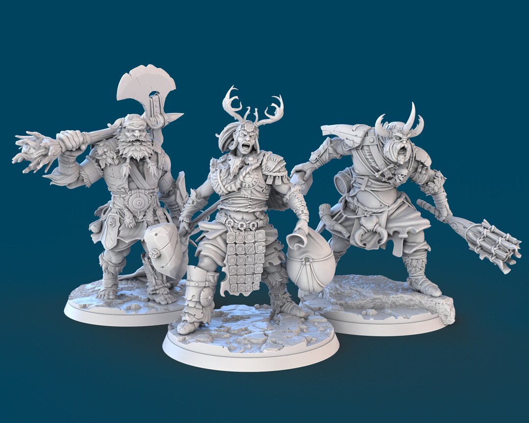 Frost Giants - High Detail Resin 3D Printed Miniatures - Etsy