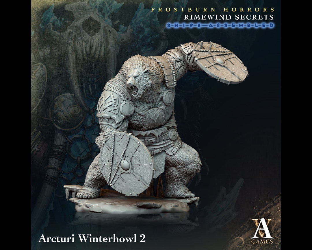Arcturi Winterhowl 2 - Rimewind Secrets - Highly Detailed Resin 8k 3D ...