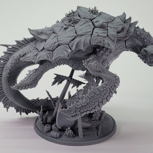 Dragon Turtle - Highly Detailed Resin 3D Printed Miniature - Etsy