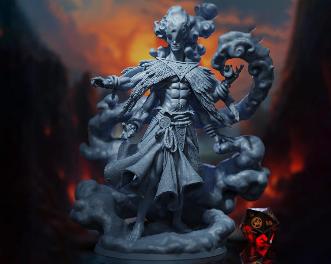 Avatar of Air - Elemental Cataclysm - Highly Detailed Resin 8k 3D ...