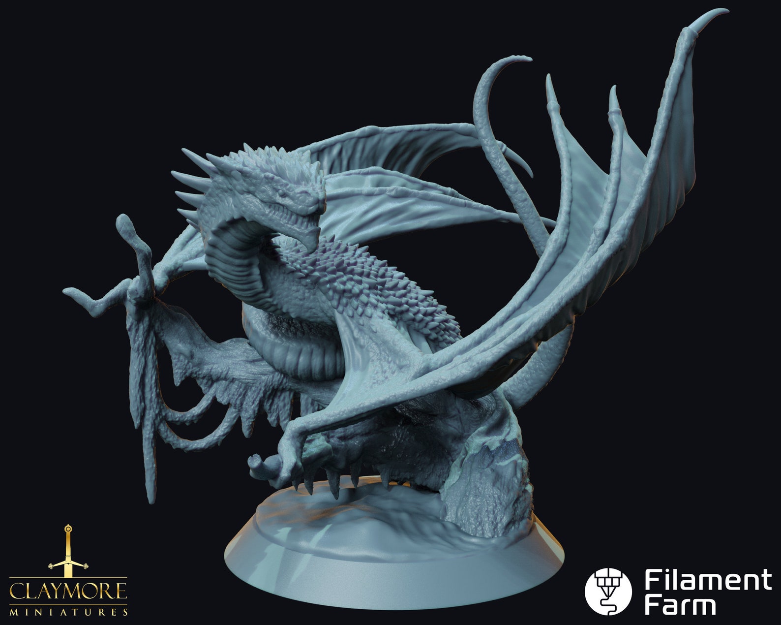 Amphiptere - Whispers in the Swamp - Highly Detailed Resin 8k 3D ...