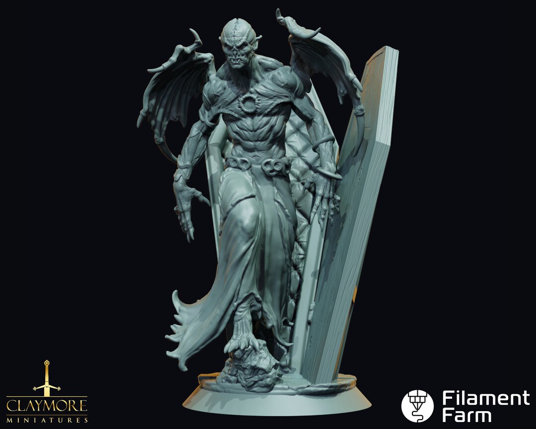 Ancient Vampire Lord - A Feast of Blood - Highly Detailed Resin 8k 3D ...
