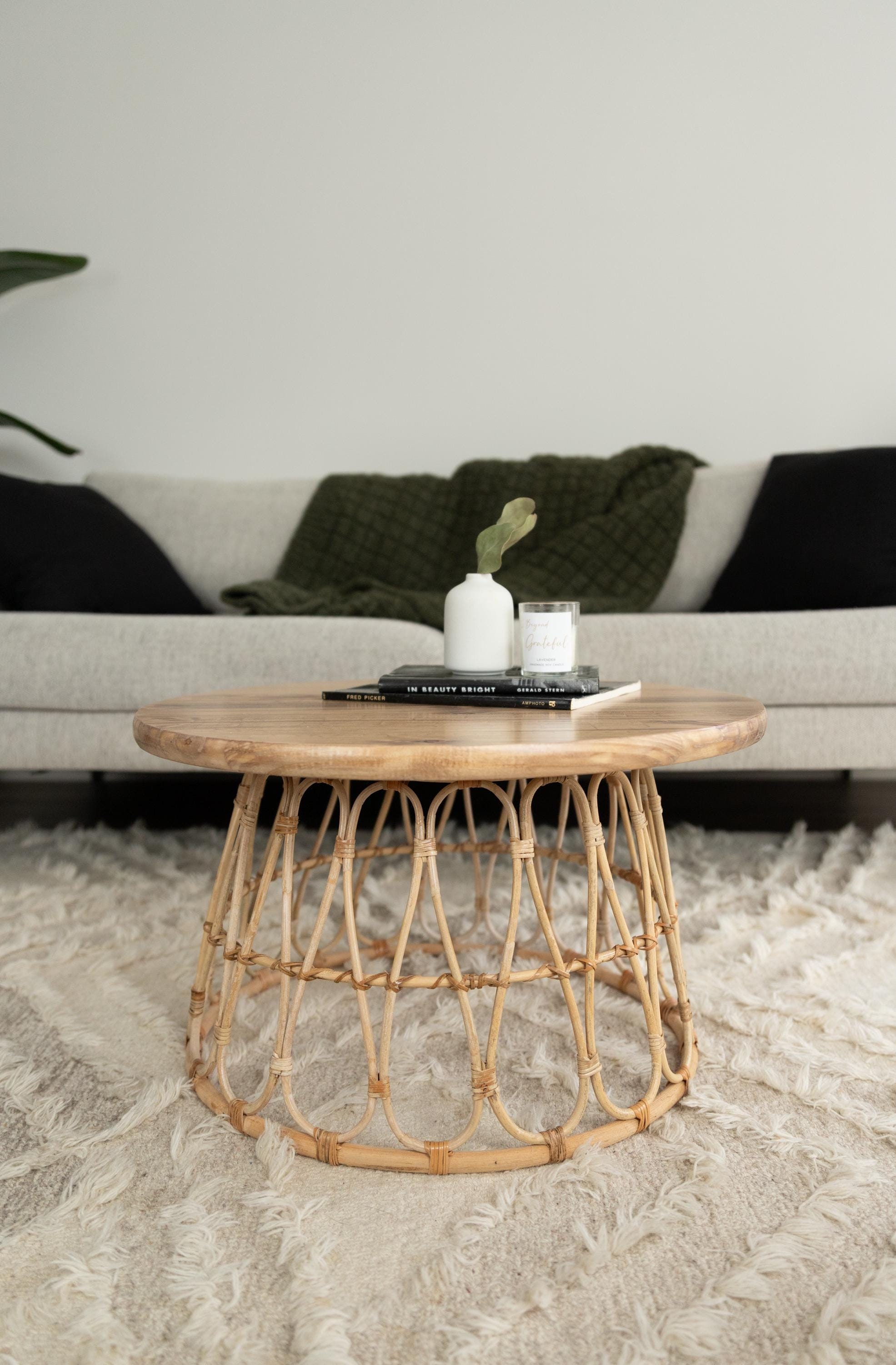 Nora wicker coffee table store