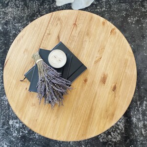 Bohemian Rattan Urban Chic Coffee Table Small Round Natural Boho Woven ...