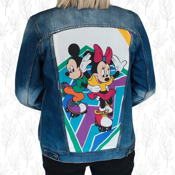 Minnie Mouse Custom Denim Jacket - Etsy