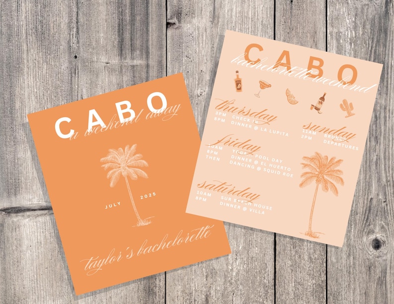 Cabo, Mexico Bachelorette Itinerary | Bachelorette Weekend | Girls Trip ...