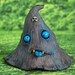 Witch Hat Weird Creepy Cute Sculpture. Original Halloween Monster ...