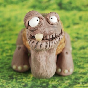 Custom Tortoise Turtle Sculpture, OOAK Creepy Cute Weird Fantasy Art ...