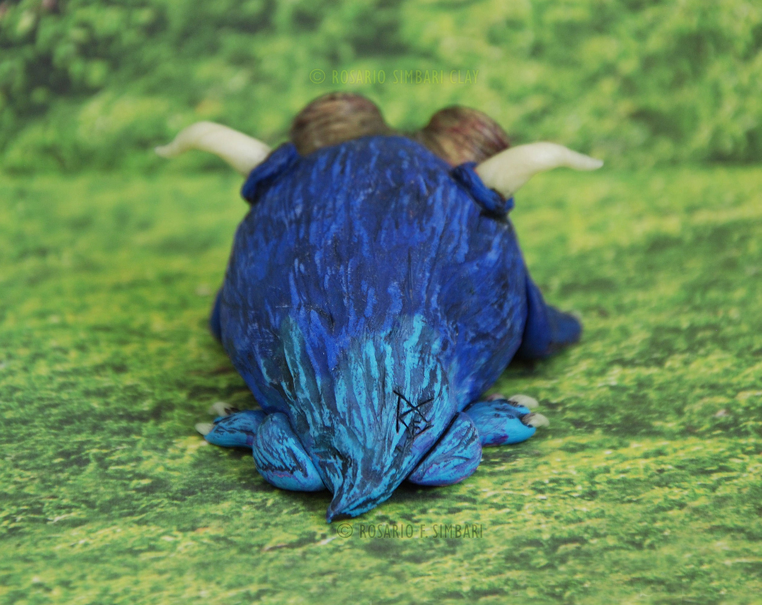 Custom Devil Toad Frog Sculpture, Creepy Cute Weird OOAK Fantasy Art ...