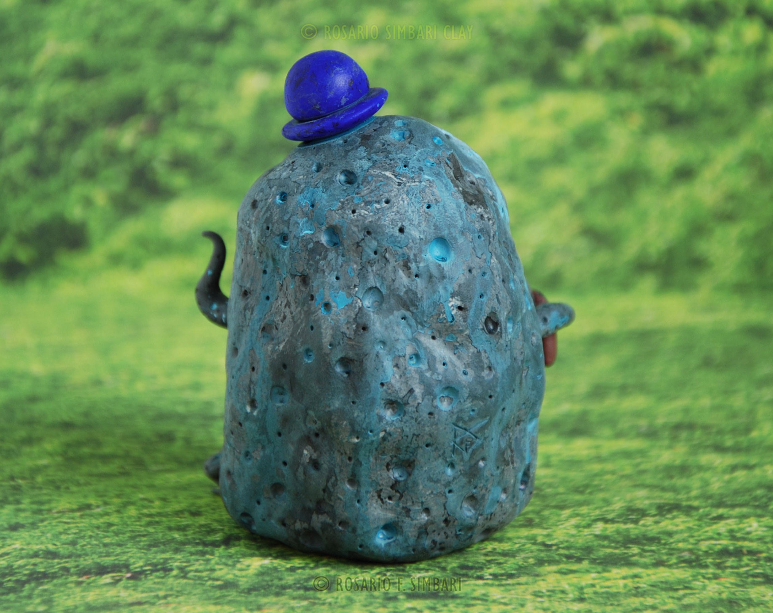 Custom Rock Monster Sculpture, Creepy Cute Weird OOAK Fantasy Art ...