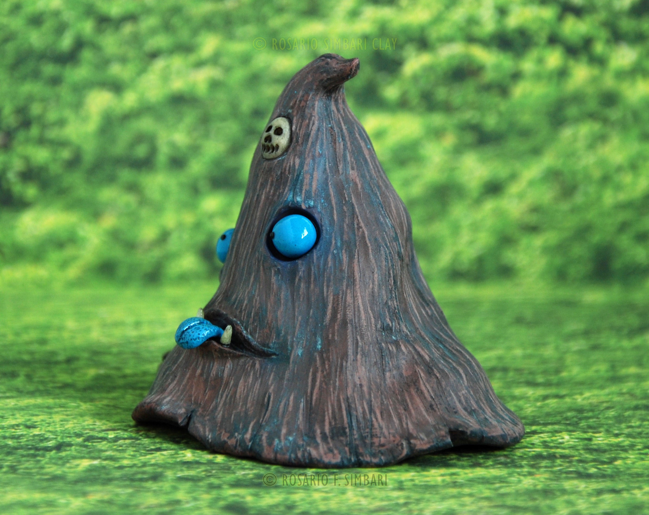 Witch Hat Weird Creepy Cute Sculpture. Original Halloween Monster ...