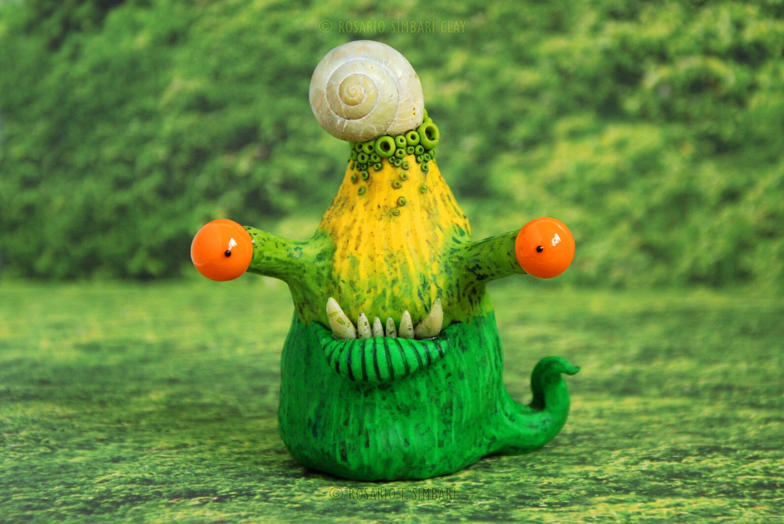 Custom Weird Snail Art Sculpture. Creepy Cute Monster - Etsy
