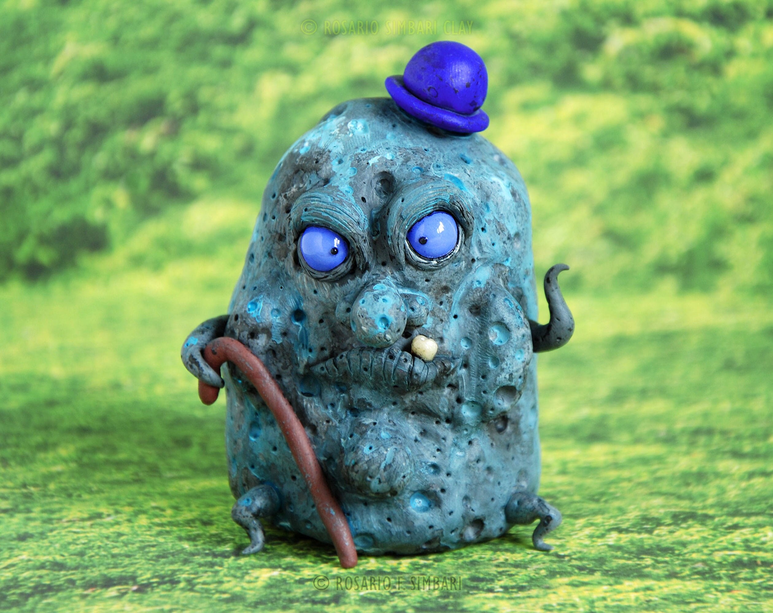 Custom Rock Monster Sculpture, Creepy Cute Weird OOAK Fantasy Art ...