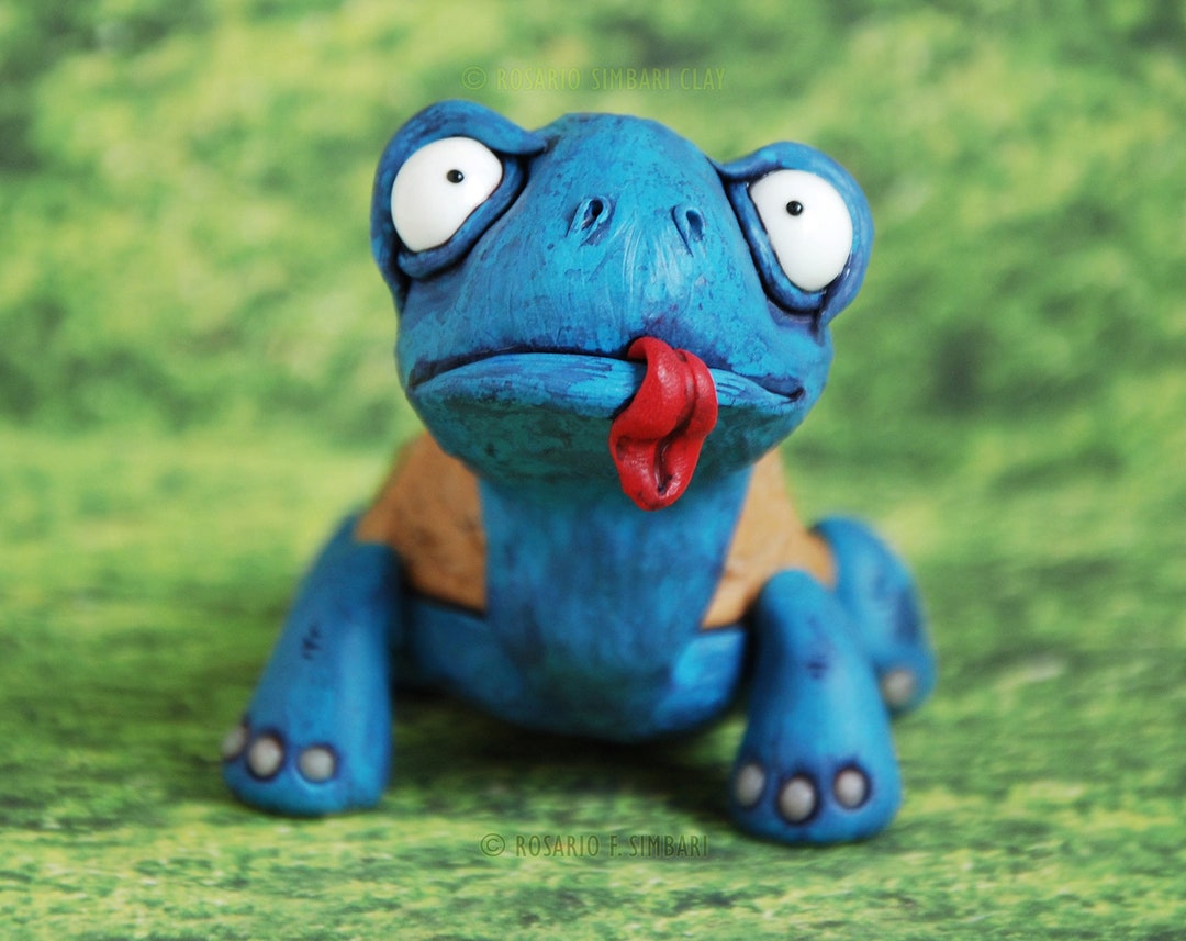 Custom Tortoise Turtle Weird Creepy Cute Figurine. Desk Decoration ...