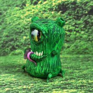 Alien Cyclops Creature Weird Creepy Cute Monster Sculpture. Original ...