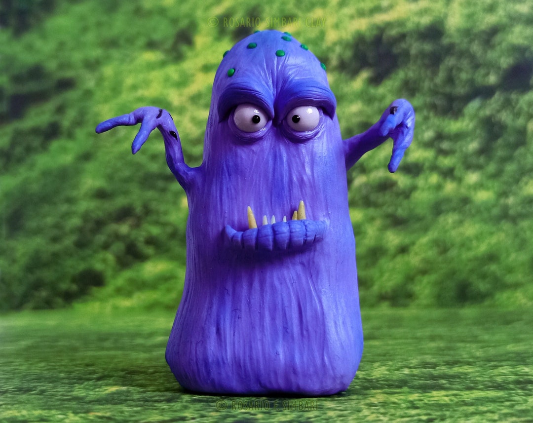 Alien Weird Creepy Cute Figurine Sculpture. Shelf Decor Original ...