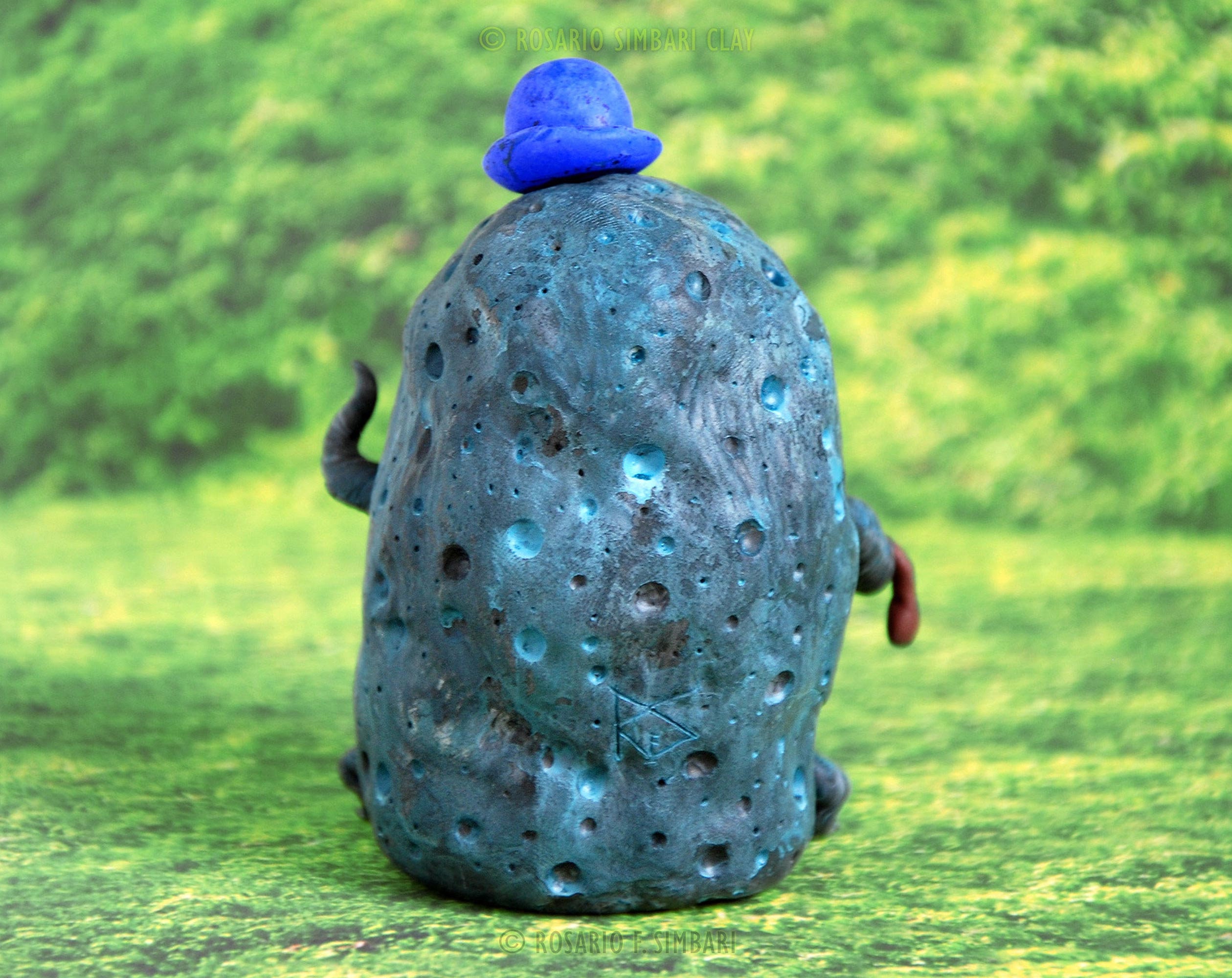 Custom Rock Monster Weird Creepy Cute Figurine. Desk Buddy - Etsy