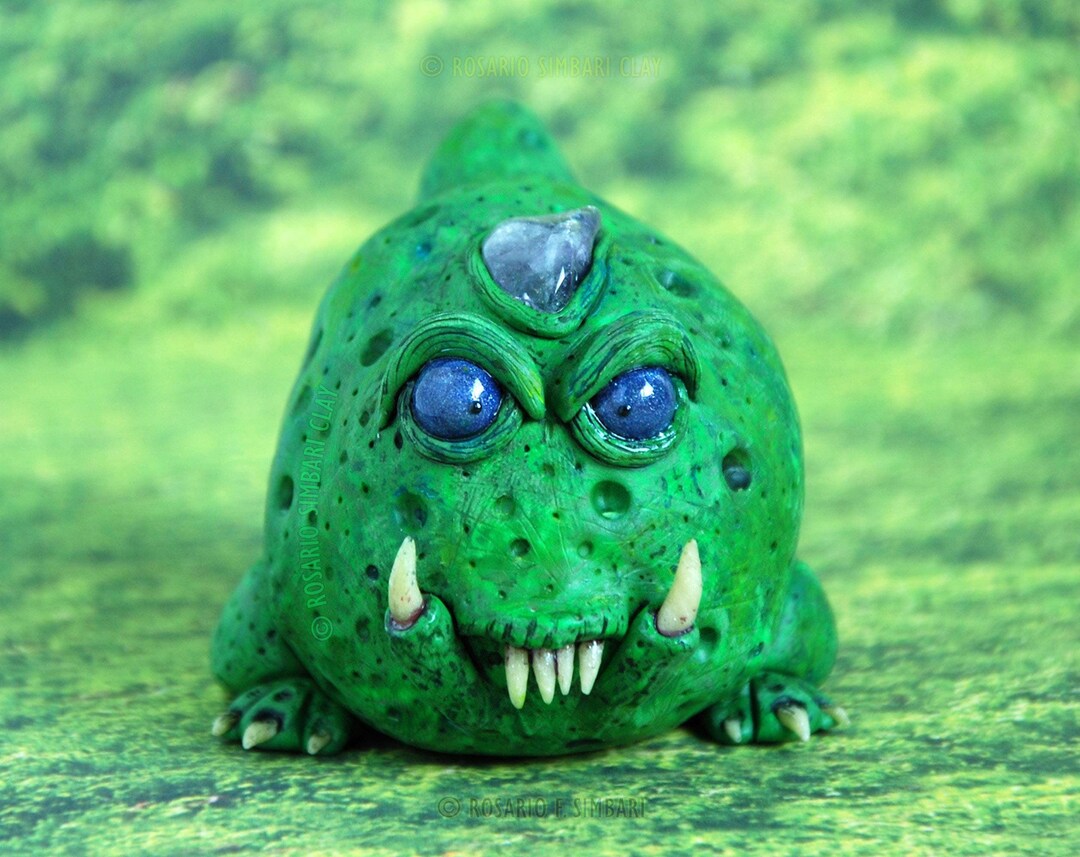 Custom Alien Tadpole Weird Creepy Cute Figurine. Desk Buddy Funny Decor ...