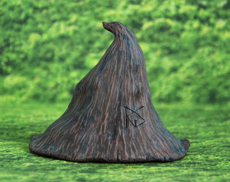 Witch Hat Weird Creepy Cute Sculpture. Original Halloween Monster ...