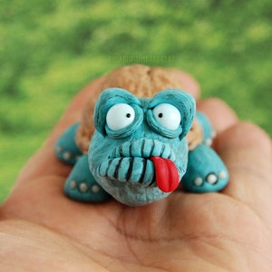 Custom Tortoise Turtle Sculpture, OOAK Creepy Cute Weird Fantasy Art ...