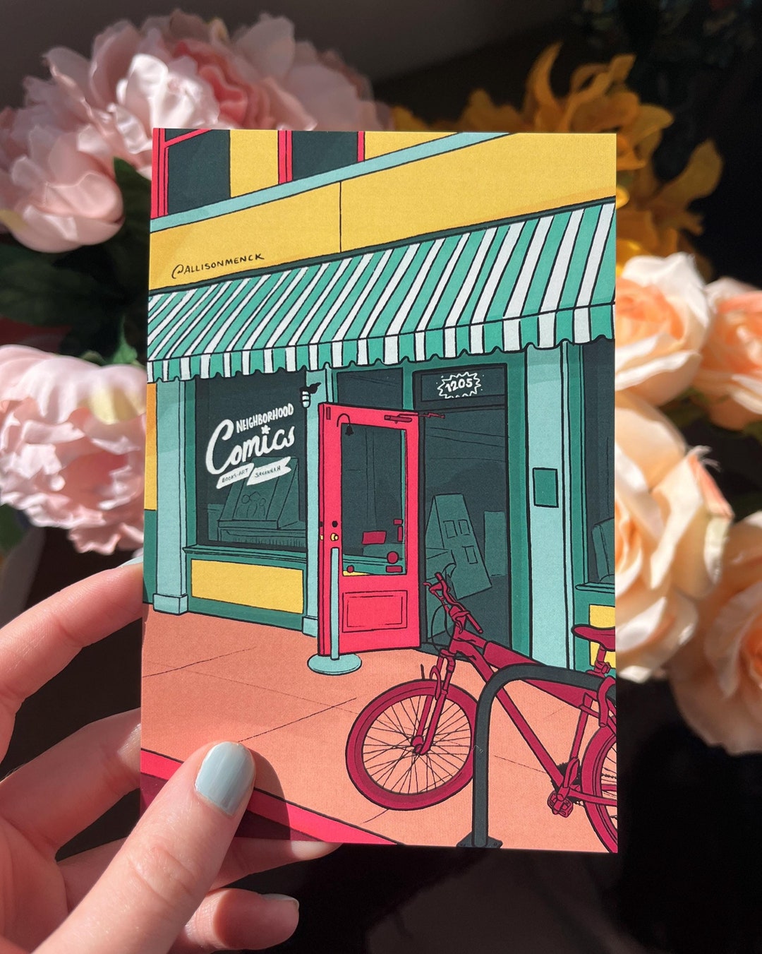 Neighborhood Comics Mini Print (savannah, GA) - Etsy