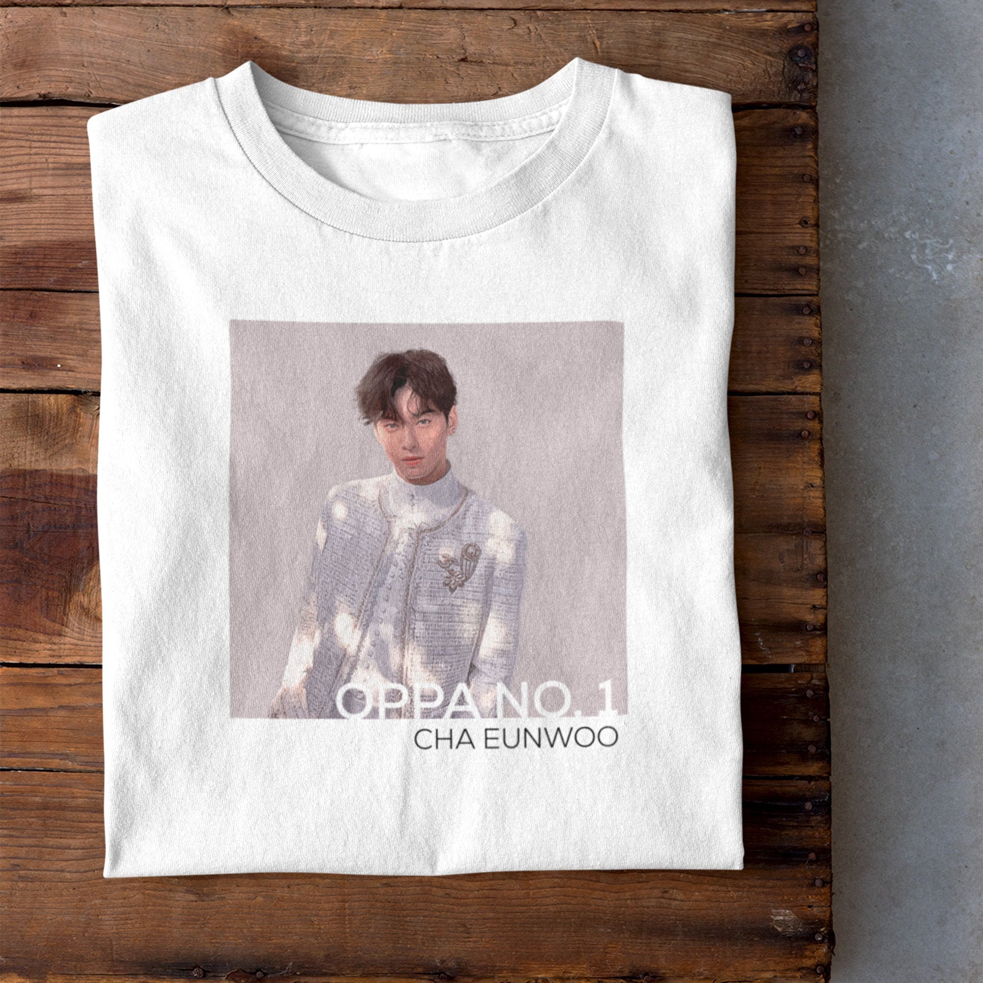 Cha Eun-Woo Oppa No.1 T-Shirt Gift For Korean Drama Addicts | Etsy